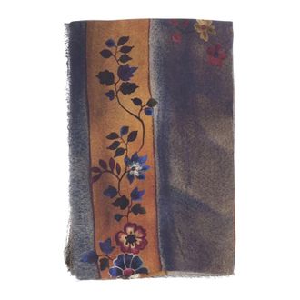 Faliero Sarti Schal aus Modal und Kaschmir- rechteckiges Design- Allover-Muster- Fransenbesatz- Made in Italy- Material: 100% Kaschmir - - Accessories - Damen - Meh
