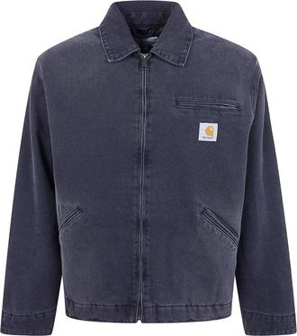 Carhartt Work in Progress Og Detroit Jacket 100% Cotton Bradenton Denim 12.75 Oz