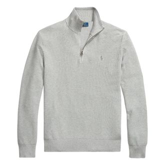 Polo Ralph Lauren Homme, Pulls, Gris, Taille: 2XL Pull Col Roul&eacute; de Luxe en Jersey