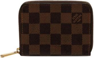 Louis Vuitton Porte-monnaie Damier Pre-owned - Femme - Pre-owned - Brun - Taille: ONE Size