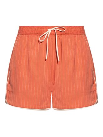 Munthe Shorts mit Nadelstreifen - Orange