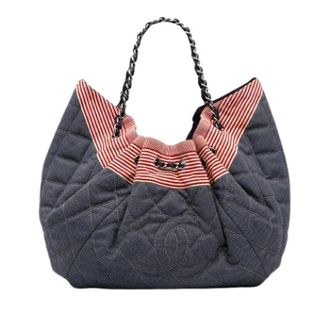 Chanel Pre-owned Stretch Spirit Cabas Tote Bag - - Pre-owned - Damen - Blau - ONE SIZE
