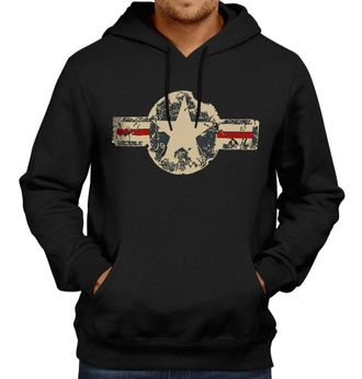 Gasoline Bandit Kapuzensweatshirt f&uuml;r US Army Fans: USAF Print