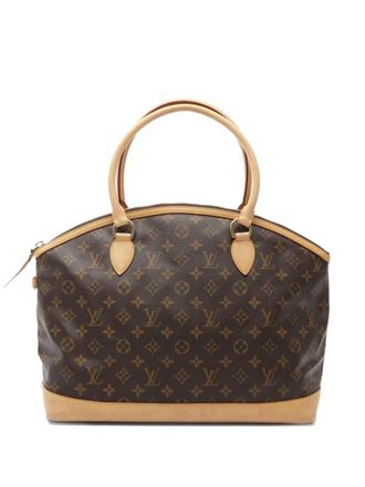 Louis Vuitton sac à main Lockit monogrammé (2006) - Marron