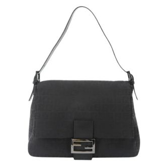 Fendi Pre-owned Zucchino Baguette Bag - - Pre-owned - Damen - Schwarzk - ONE SIZE