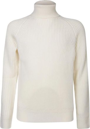 Zanone Homme, Pulls, Blanc, Taille: XL Pull en maille anglaise
