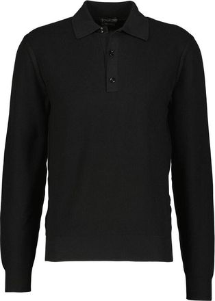 Tom Ford Herren Poloshirt aus Baumwolle und Seide