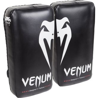 Venum Giant Kick Pads, Unisex Erwachsene, Einheitsgröße, Schwarz/Ice