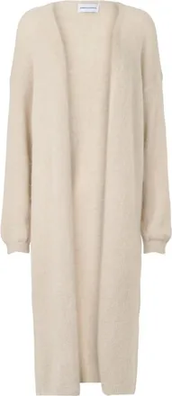 Americandreams Americandreams, Femme, Pulls, Beige, Taille: ONE Size June Long Alpaca Cardigan