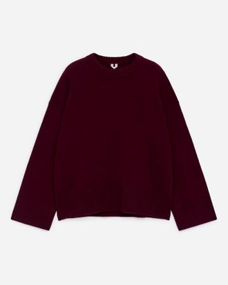 Arket Oversize-Pullover Aus Reinem Kaschmir -Rot