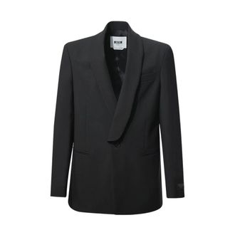 Msgm Msgm Jackets Black - - Jackets - Herren - Schwarzk - M