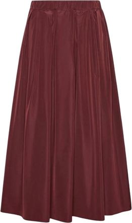 Max Mara Jupe midi Wkiefebo - Femme - Jupes - Brun - Taille: 36 FR