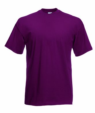 Fruit Of The Loom Valueweight T-Shirt Diverse Farbsets S M L XL XXL 3XL 4XL 5XL (3XL, Burgundy)