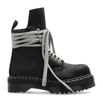 Rick Owens Quad Sole Steel Toe Boot - - Shoes - Herren - Schwarzk - 39 1/2 EU