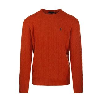 Ralph Lauren Homme, Pulls, Orange, Taille: S Pull ras du cou