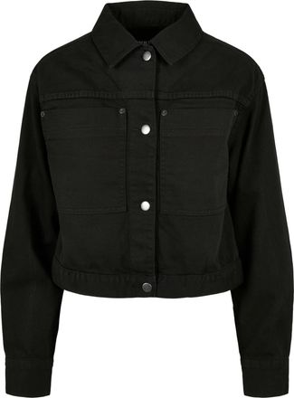 Urban Classics Jacke kurz geschnitten f&uuml;r Damen (Schwarz)