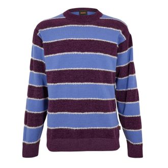 HUGO BOSS Pullover Top f&uuml;r Herren (Violett/Blau)