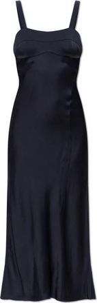 Victoria Beckham Femme, Robes, Bleu, Taille: 36 FR Robe Midi Cami Panneaut&eacute;e