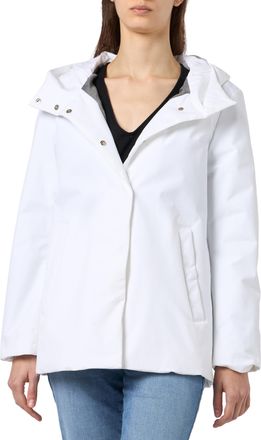 Geox Womens W NAHALA JKT Jacket, Brilliant White, 40