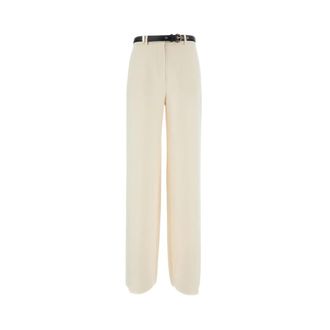 Max Mara Femme, Pantalons, Blanc, Taille: 40 FR Pantalon Cady