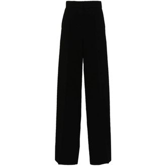 Max Mara Leccio Weite Hose - - Trousers - Damen - Schwarzk - S