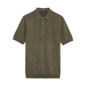 Drumohr Polo MM Rasato - - Tops - Herren - Gr&uuml;n - S