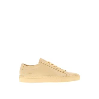 Common Projects Femme, Chaussures, Jaune, Taille: 40 EU Baskets en cuir jaune