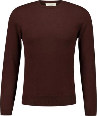 PIACENZA 1733 pull en cachemire à col rond - Rouge