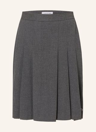 Lacoste Faltenrock Aus Flanell grau