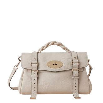 Mulberry Femme, Sacs, Blanc, Taille: ONE Size Alexa Satchel