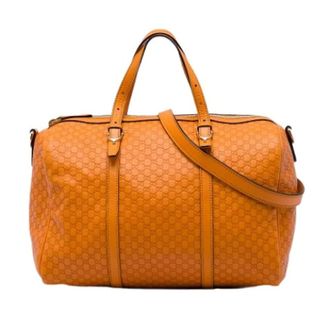 Gucci Sacoche Pre-owned - Femme - Pre-owned - Orange - Taille: ONE Size