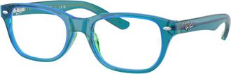 Ray-Ban unisex, Accessoires, Bleu, Taille: 48 MM Rb1555 Optics Kids Frame