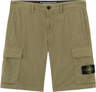 Stone Island Homme, Shorts, Vert, Taille: M Bermuda Cargo