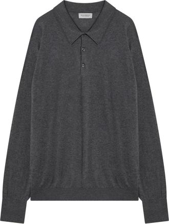 John Smedley Homme, Tops, Gris, Taille: M T-shirts et Polos &eacute;l&eacute;gants