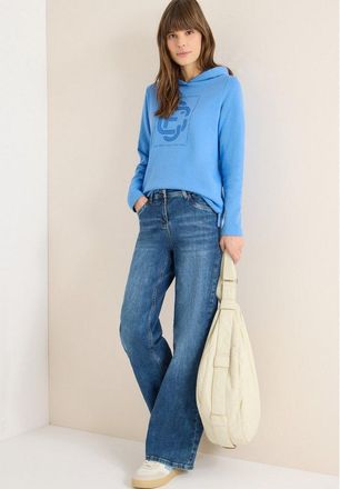 Cecil Longsleeve TOS Stitched Sequins T-Shirt H fountain blue
