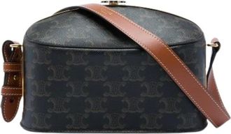 Celine Sac bandouli&egrave;re vintage Pre-owned - Femme - Pre-owned - Brun - Taille: ONE Size
