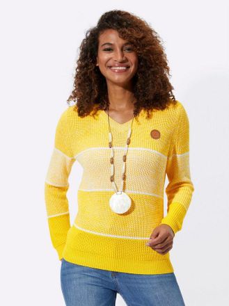 Witt Strickpullover Pullover Langarm Ripp