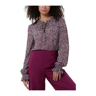 Catwalk Junkie Bluse Dawn Flowers - - Blouses & Shirts - Damen - Lila - XS