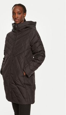 Tommy Hilfiger Daunenjacke Chevron WW0WW42622 Schwarz Regular Fit