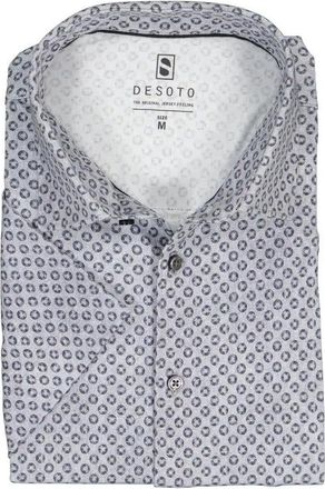 DeSoto Herren Hemden grau gemustert