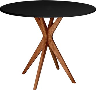 RAGABA JUBI Runder Esstisch 90cm Eiche schwarz