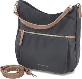 Fräulen Frida FF2017,800 Sac à main en textile et synthétique pour femme Gris, gris, Taille unique