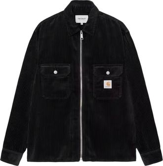 Carhartt Work in Progress Homme, Vestes, Noir, Taille: L Reynold Shirt Jac
