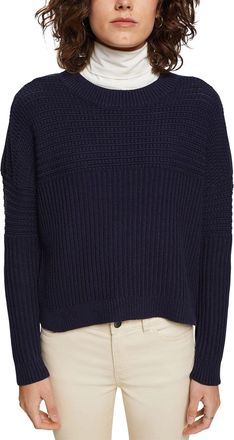 Esprit Damen 122EE1I312 Pullover, 400/NAVY, XXL