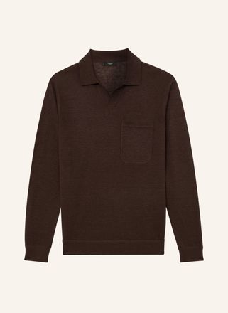 Reiss Reiss Leinenpullover Oaklands braun