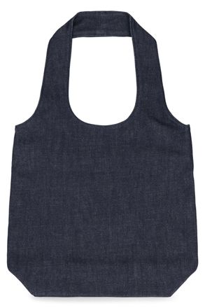 A.P.C. Womens Mini Tote Bag Ninon Indigo Denim Cotton