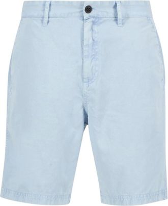 Barbour Flachgewebe-Shorts mit gesticktem Label-Schriftzug in