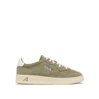 Autry Homme, Chaussures, Beige, Taille: 40 EU Medalist Suede Baskets