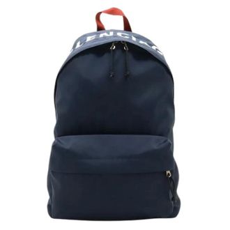 Balenciaga Pre-owned Nylon sacs-balenciaga - Femme - Pre-owned - Bleu - Taille: ONE Size