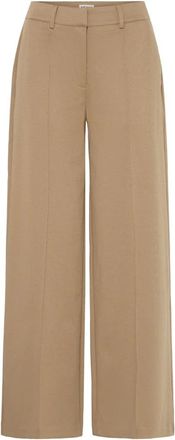 Ichi Ichi - Pantalon large - Femme - Pantalons - Brun - Taille: 46 FR